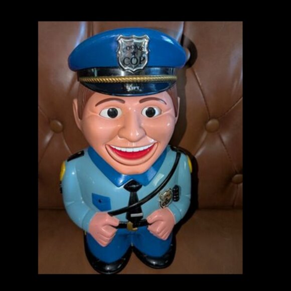 Fun-Damental | Accents | The Original Cookie Cop Police Officer Talking Cookie Jar Vintage 20 ...